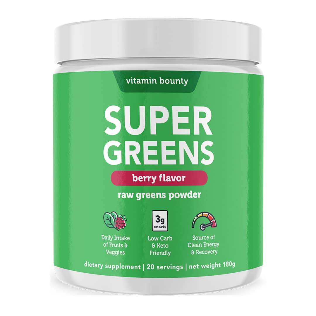 Berry flavour green superfood powder