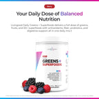 Berry flavour greens superfood powder
