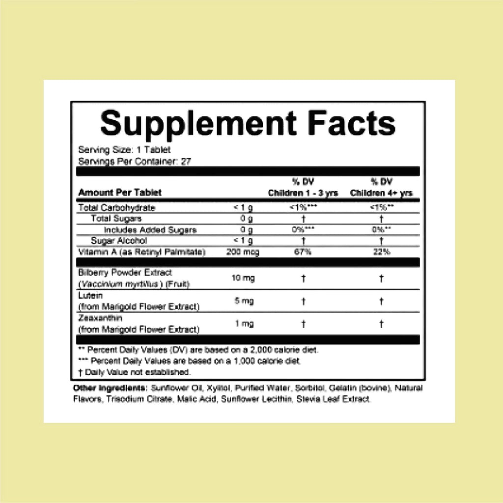 Berry flavour gummy multivitamin