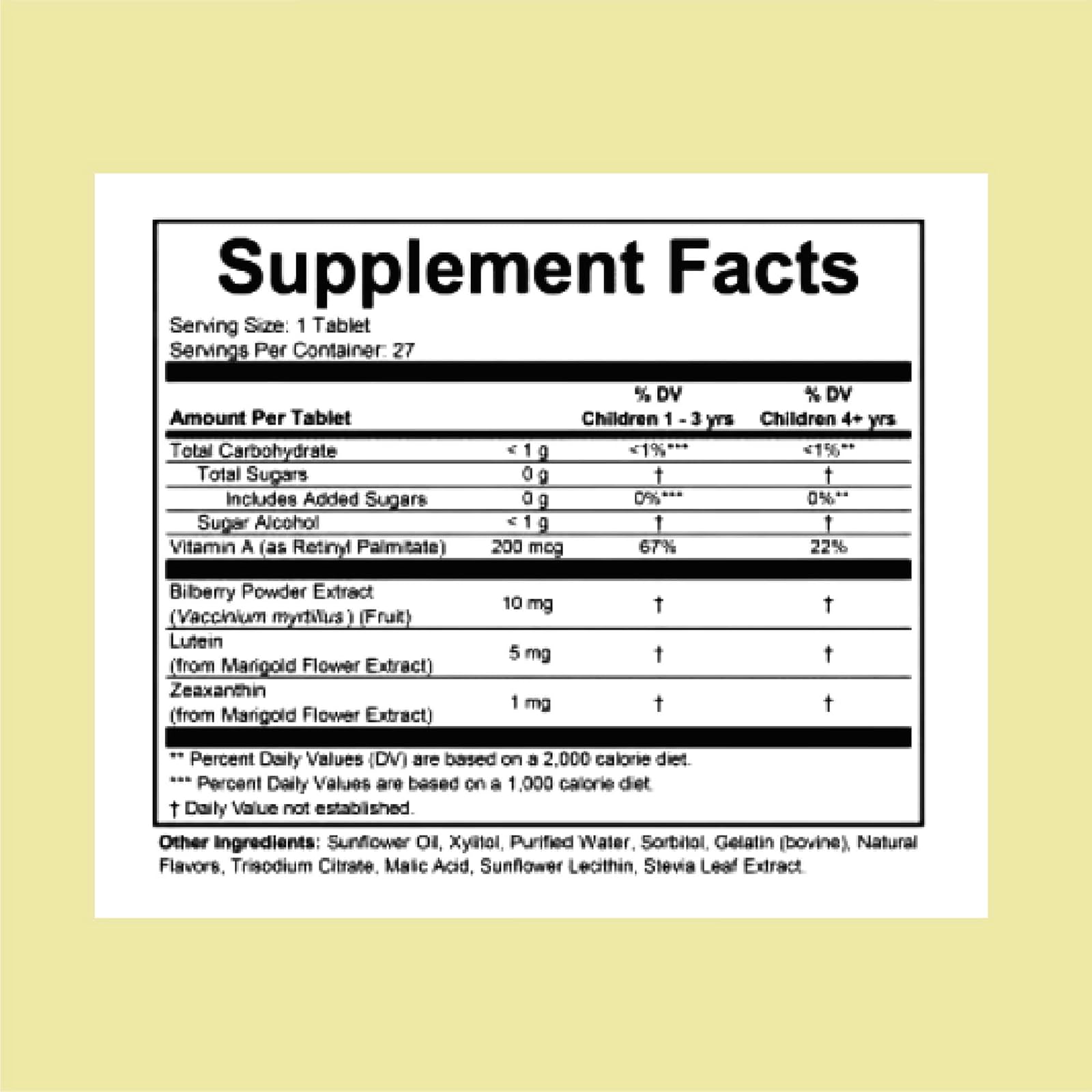 Berry flavour gummy multivitamin