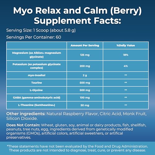 berry flavour magnesium supplement for relaxation
