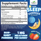 Berry flavour melatonin for children