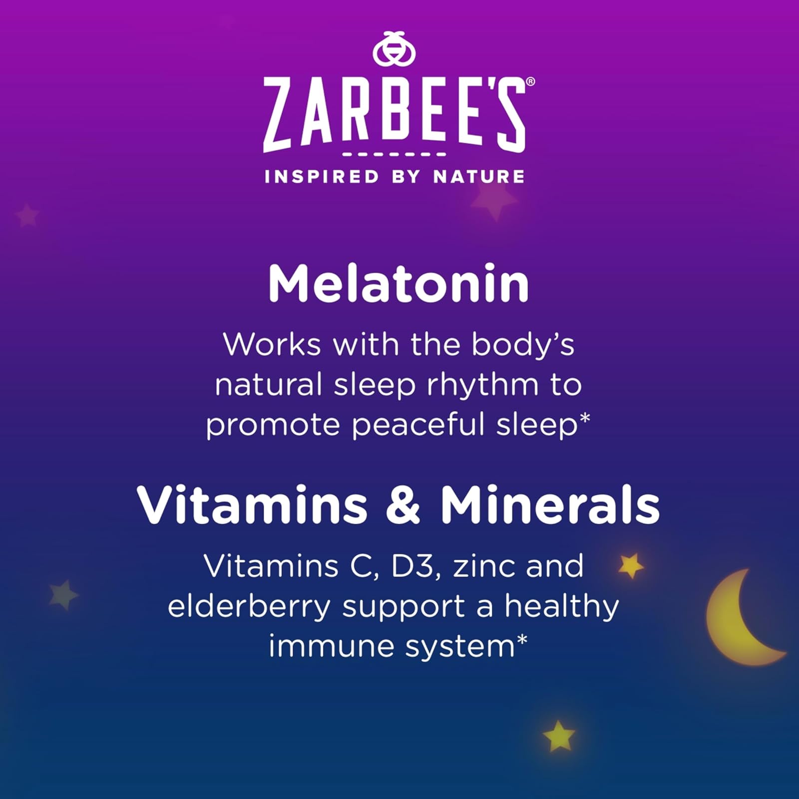Berry flavour melatonin gummies