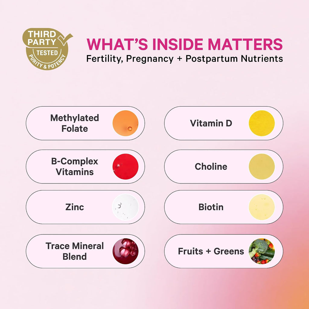 Berry flavour prenatal vitamins liquid