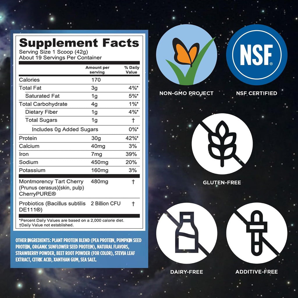 berry flavour protein supplement