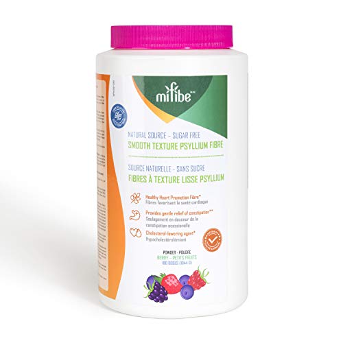 Berry flavour psyllium fiber supplement