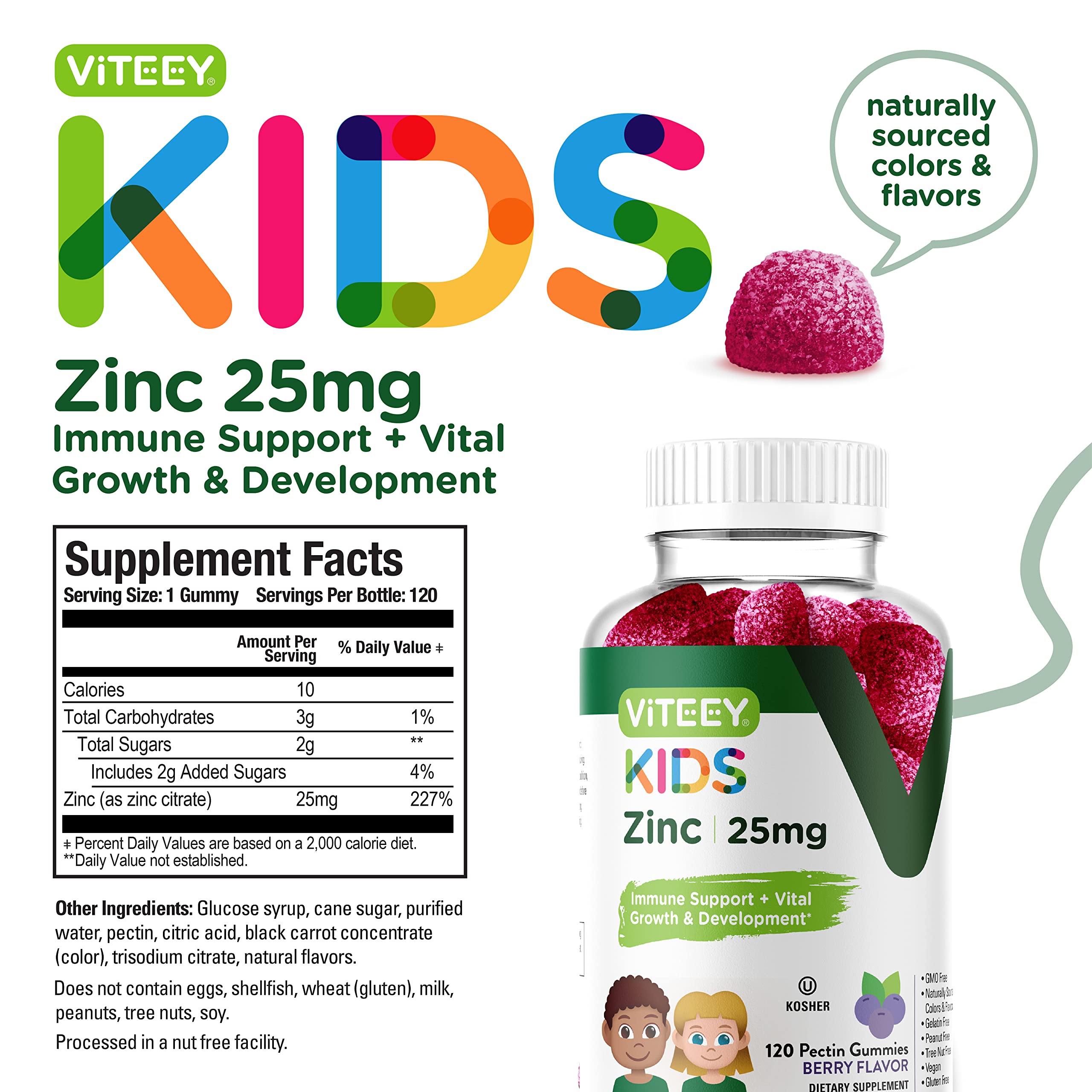 berry flavour zinc for picky eaters