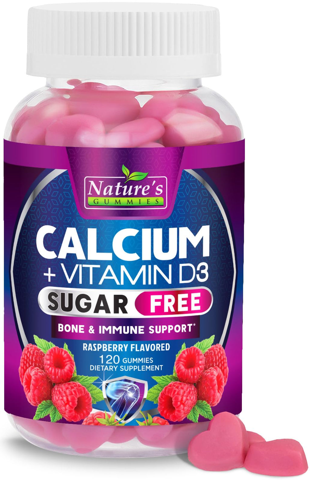 berry-flavoured calcium supplement for kids