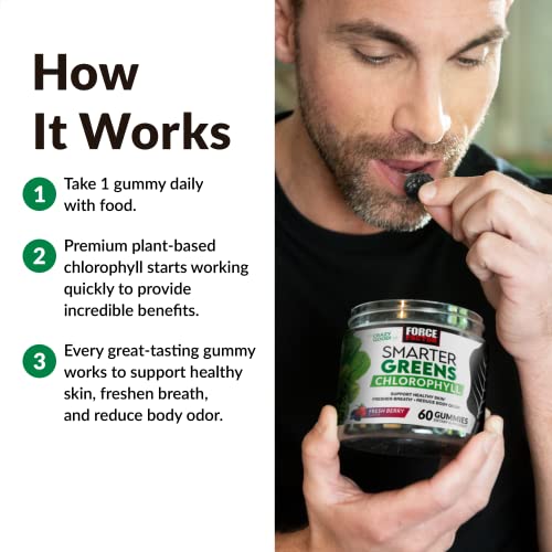 Berry-flavoured chlorophyll for refreshing taste
