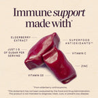 berry flavoured elderberry gummies