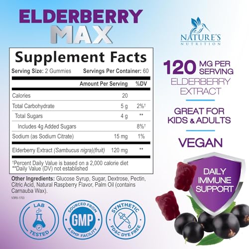 berry flavoured elderberry supplement
