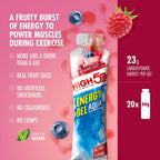 Berry-flavoured energy gel for athletes