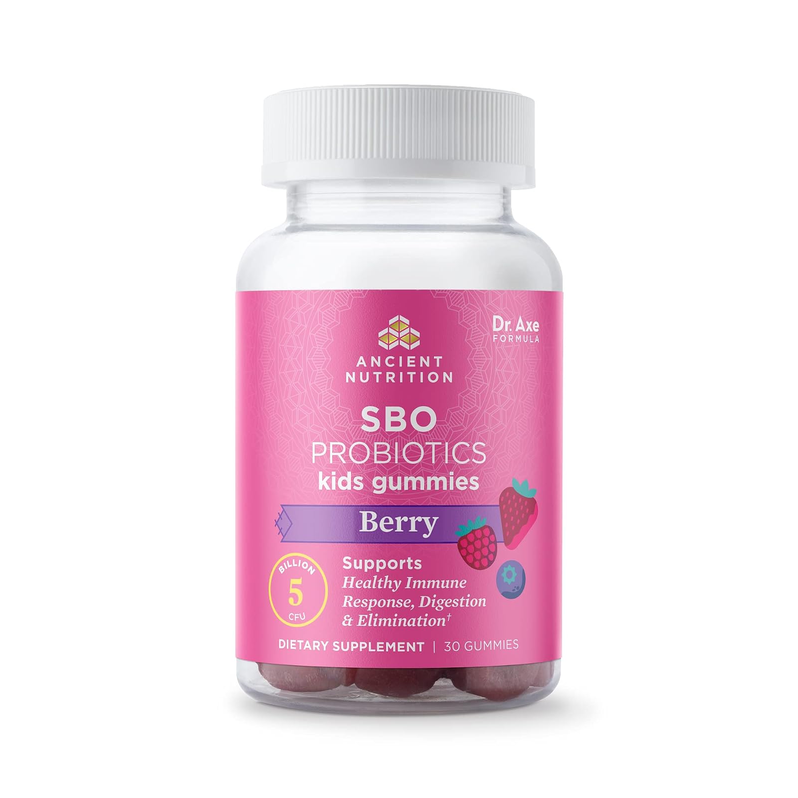 berry flavoured kids probiotics gummies