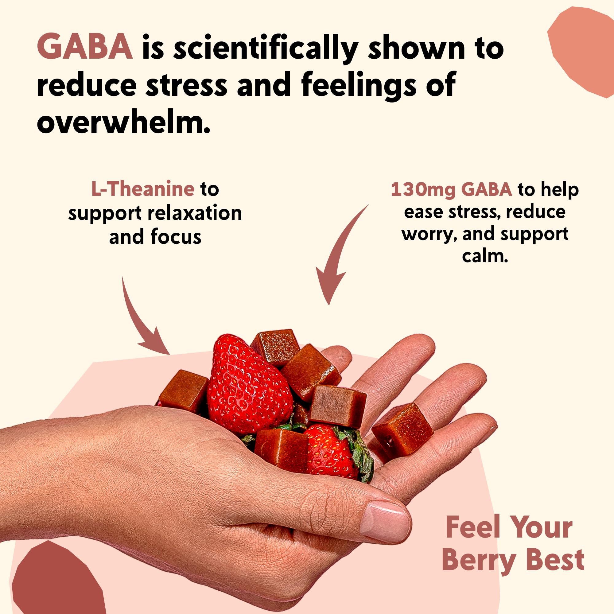 Berry-flavoured mood support chews