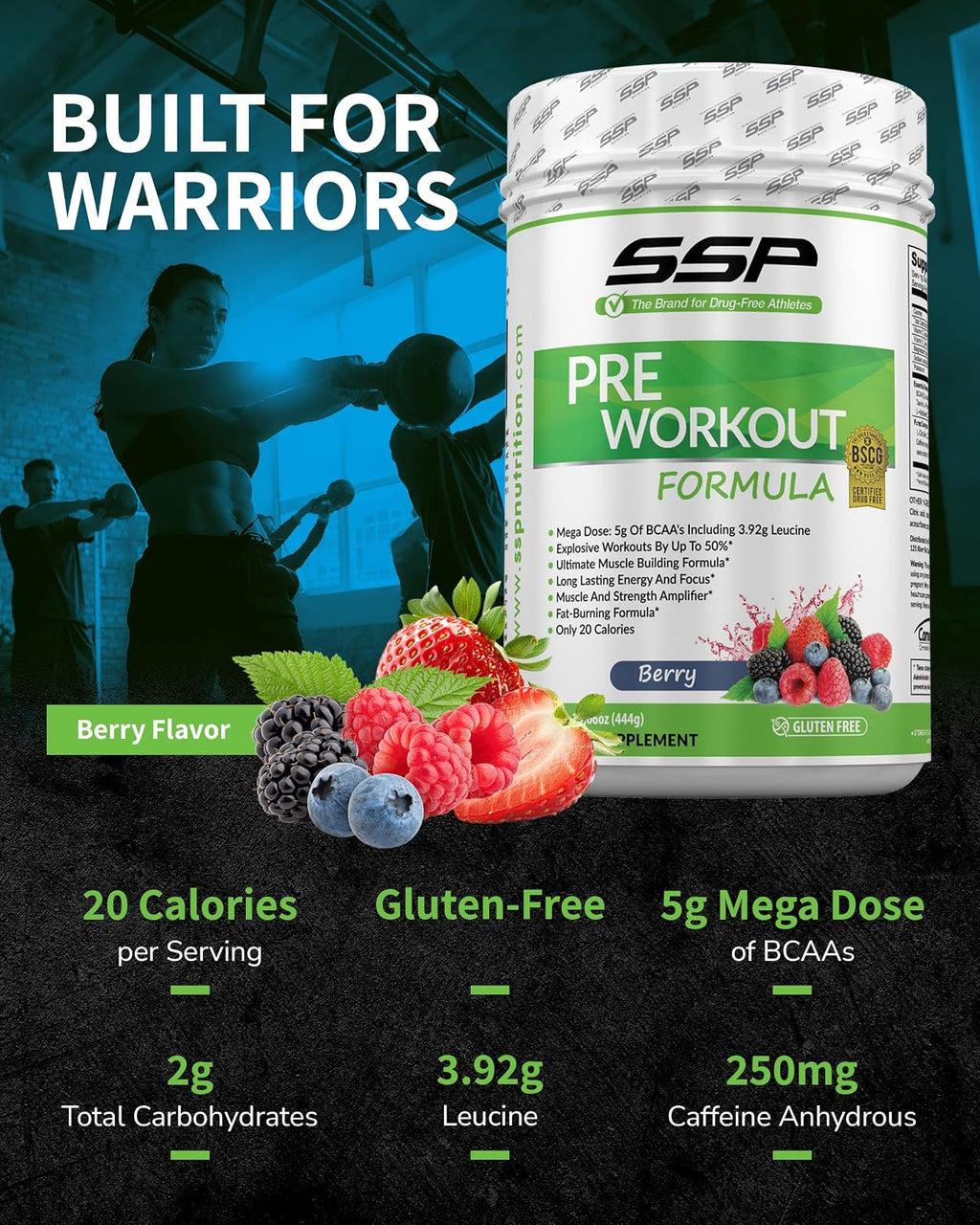 berry flavoured pre workout for energy boost