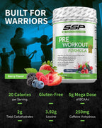 berry flavoured pre workout for energy boost