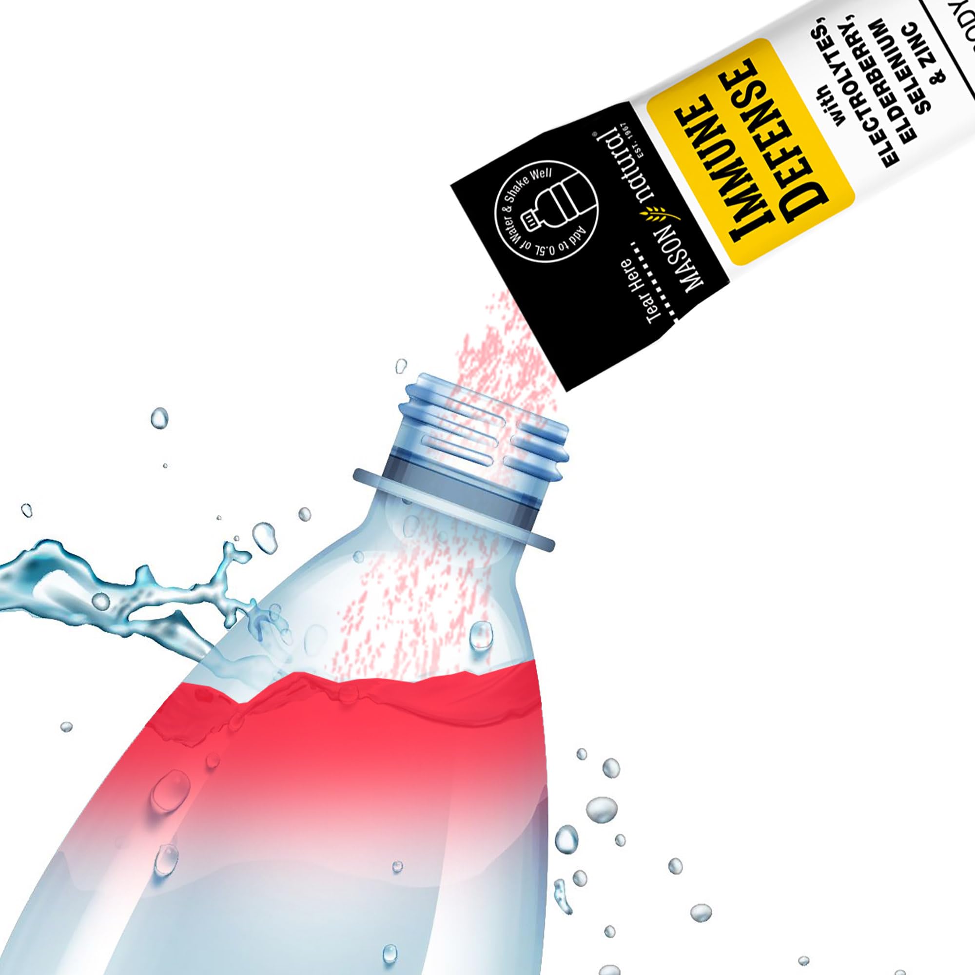 Berry-flavoured zinc supplement drink