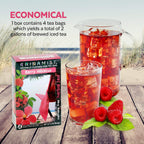 Berry hibiscus herbal tea bags