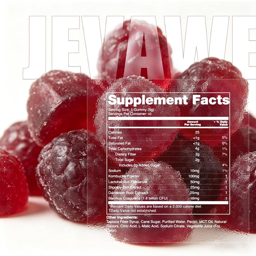 berry kombucha gummies for wellness