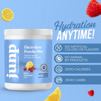 Berry lemonade electrolyte drink mix
