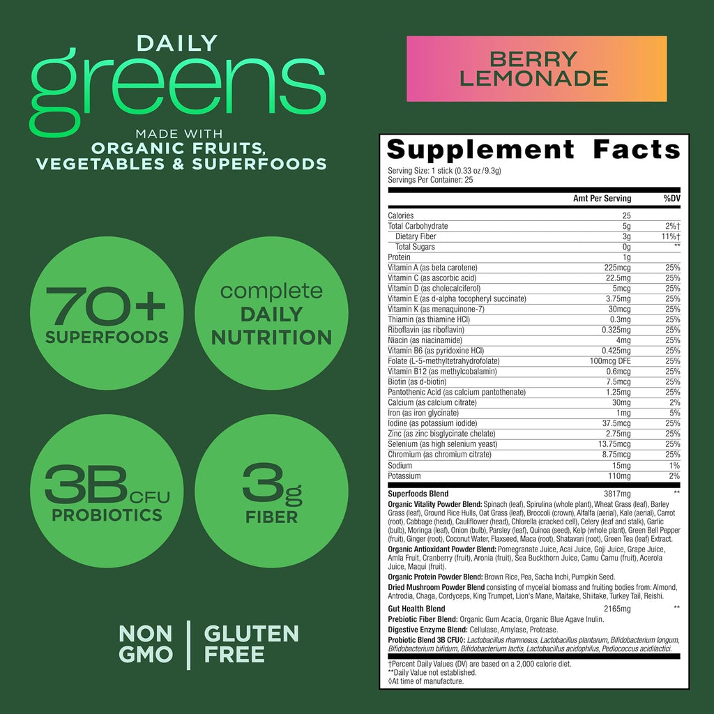 Berry lemonade multivitamin powder