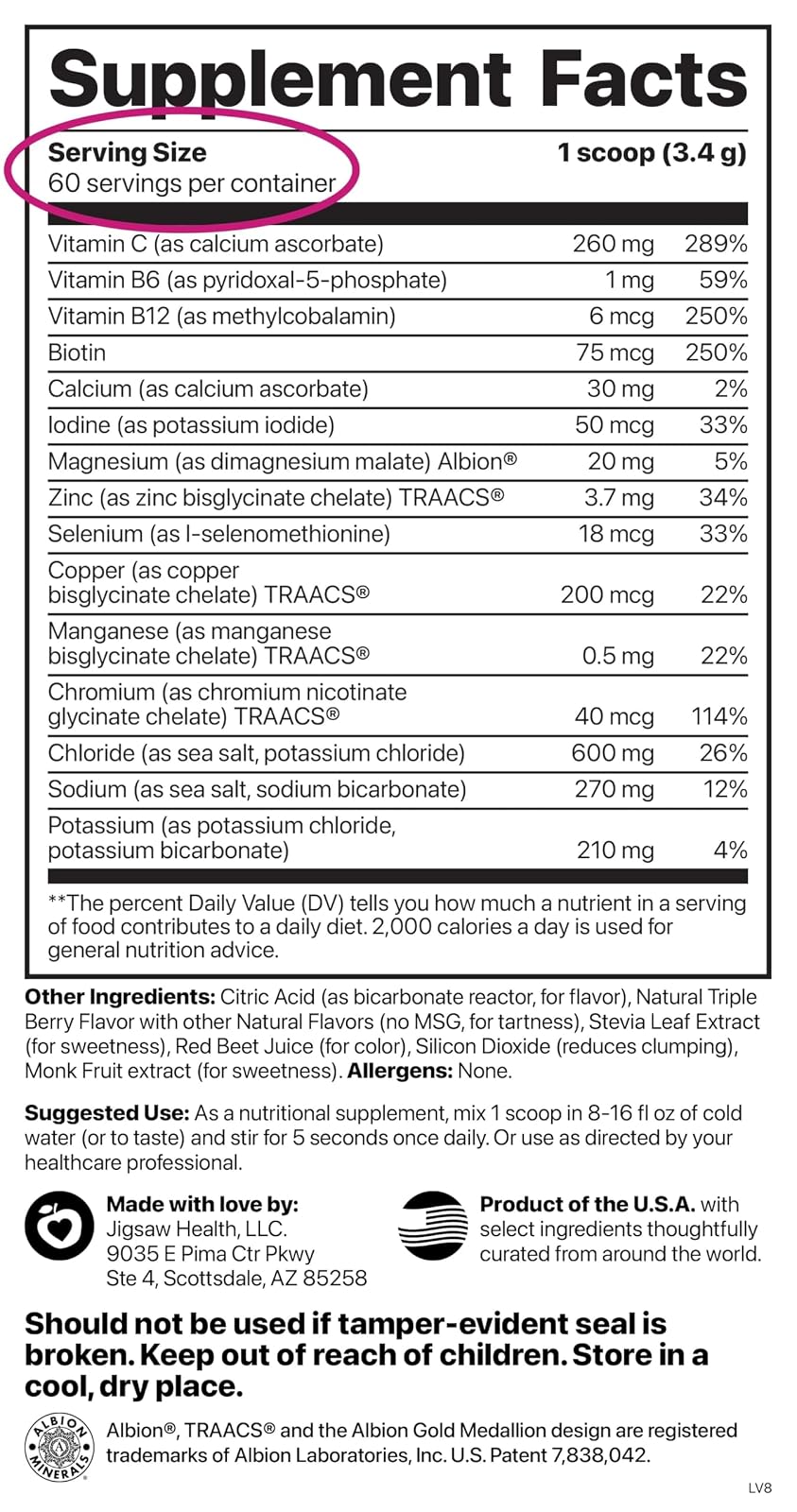 Berry-Licious electrolyte tablets for energy