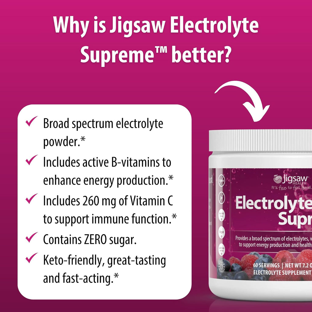 Berry-Licious flavour electrolyte supplement
