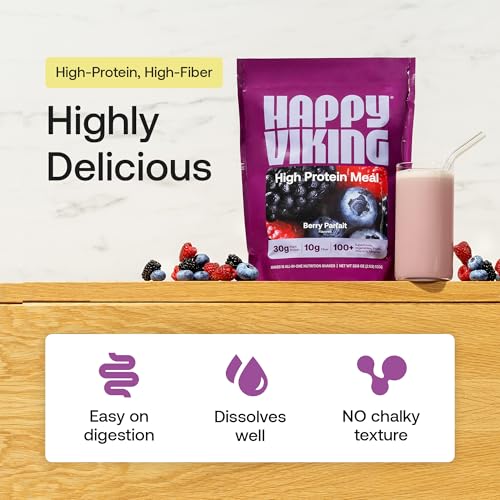 Berry parfait plant based protein