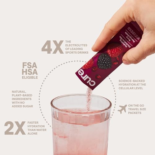 Berry pomegranate electrolyte powder packets