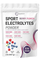 Berry Punch electrolyte powder for hydration