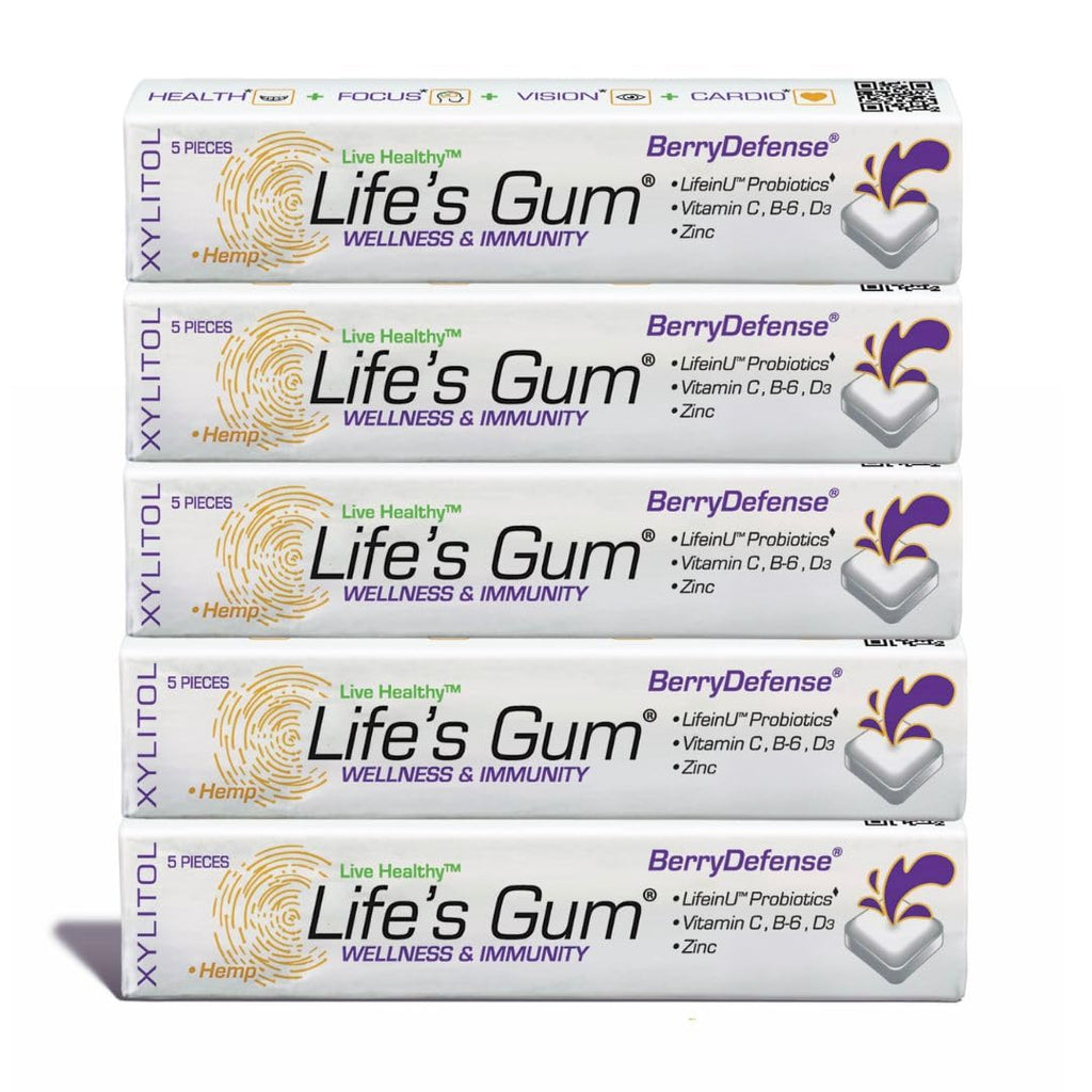 BerryDefense wellness gum for immunity