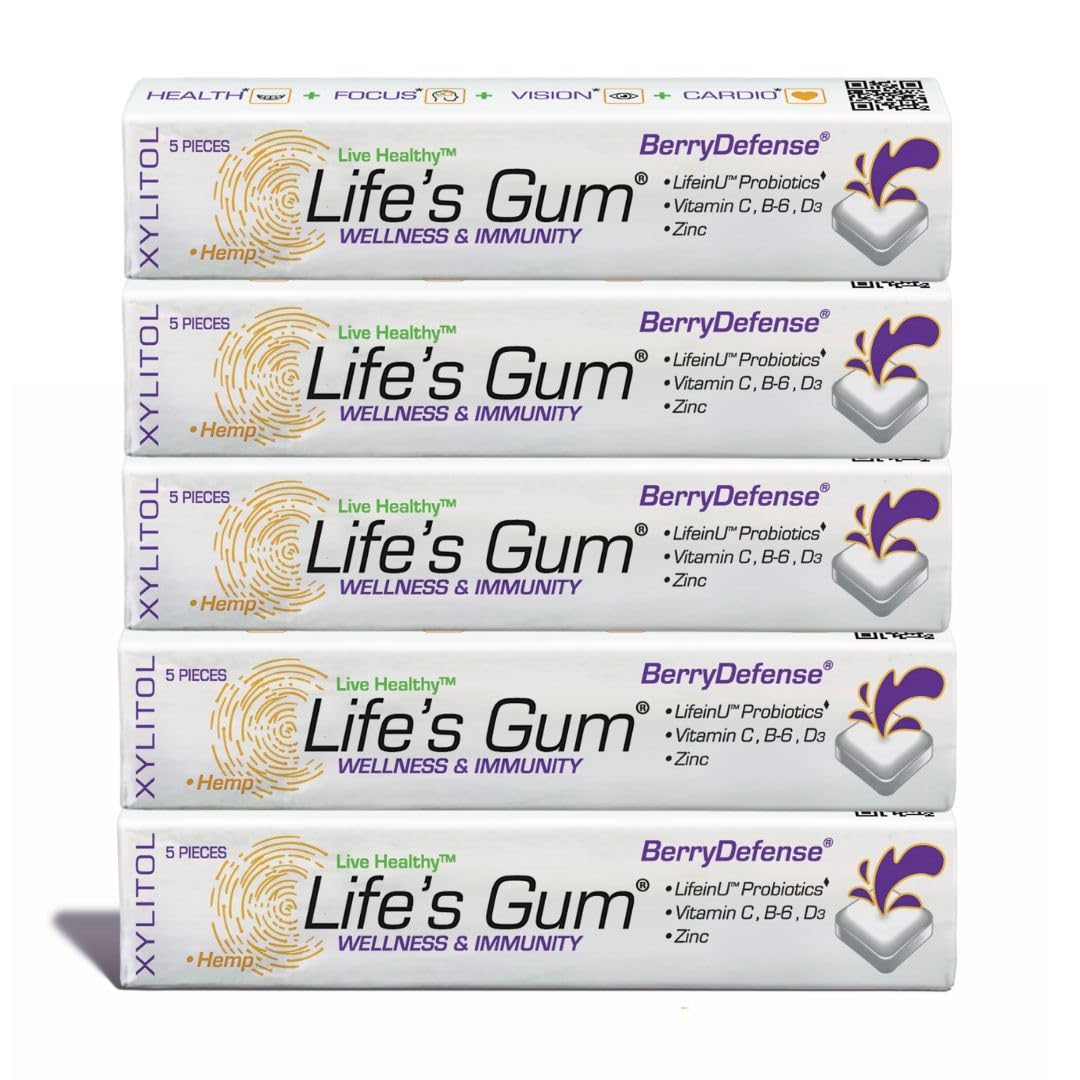 BerryDefense wellness gum for immunity