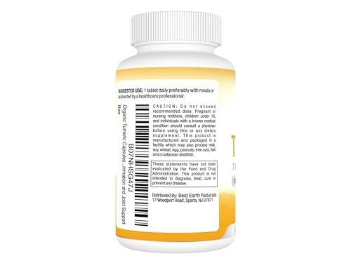 Best Earth Naturals turmeric health benefits