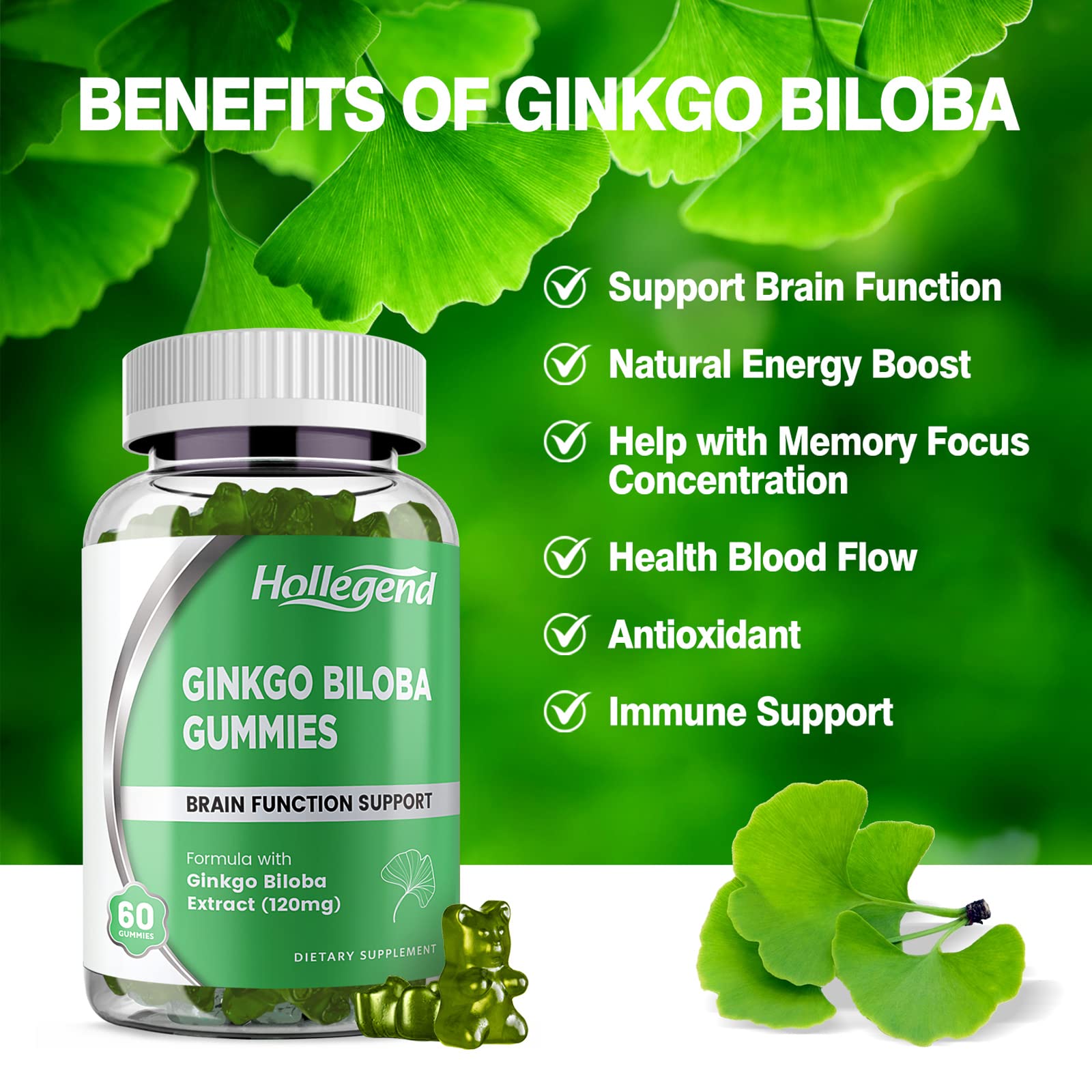 best ginkgo biloba gummies for focus