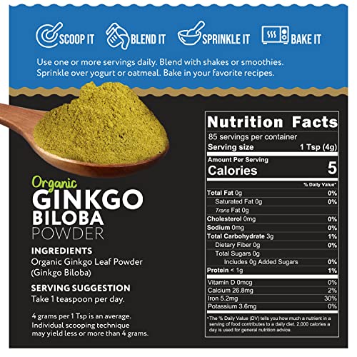 best ginkgo biloba supplement for focus