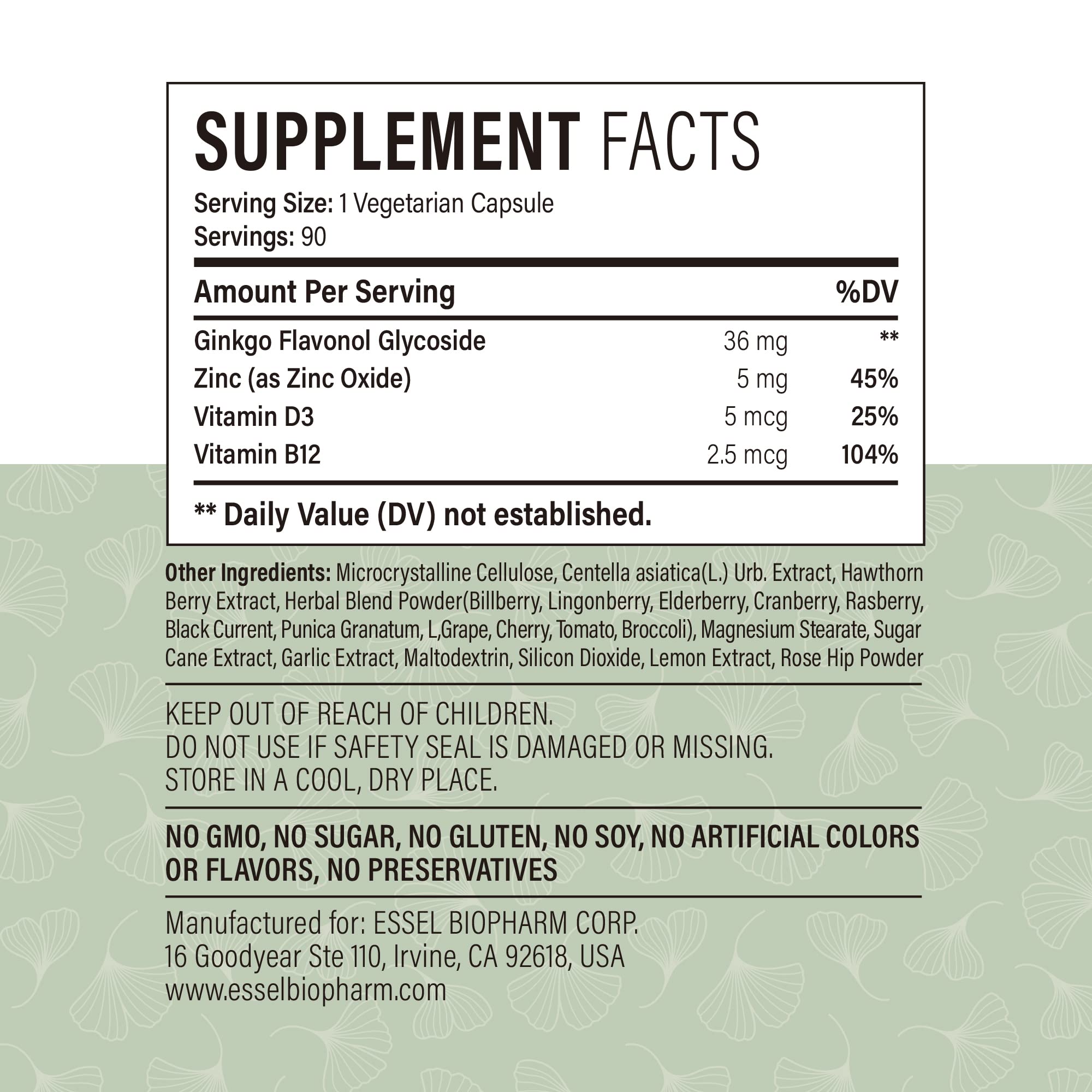 best ginkgo biloba supplement for focus
