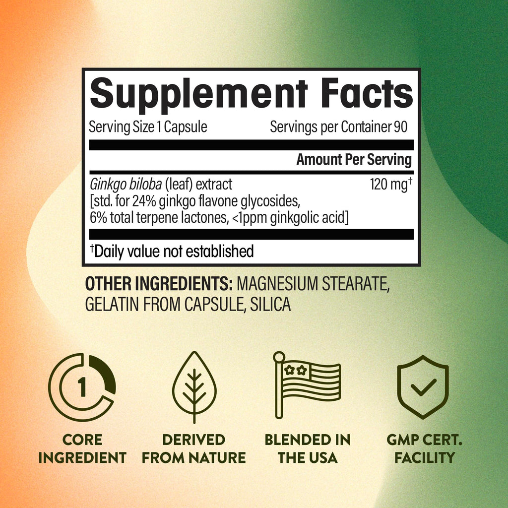 best ginkgo biloba supplement for memory
