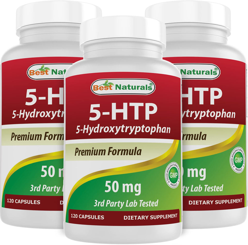 Best Naturals 5-HTP mood support capsules