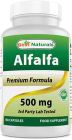 Best Naturals alfalfa capsules for energy