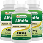 Best Naturals alfalfa capsules for energy