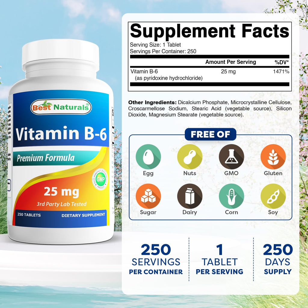 Best Naturals B6 supplement