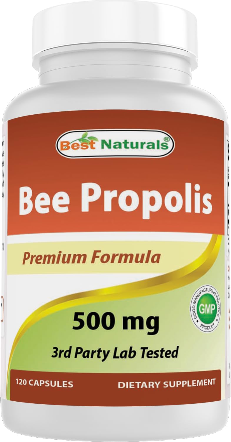 Best Naturals bee propolis capsules for wellness