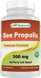 Best Naturals bee propolis capsules for wellness
