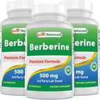 best naturals berberine 500 mg capsules