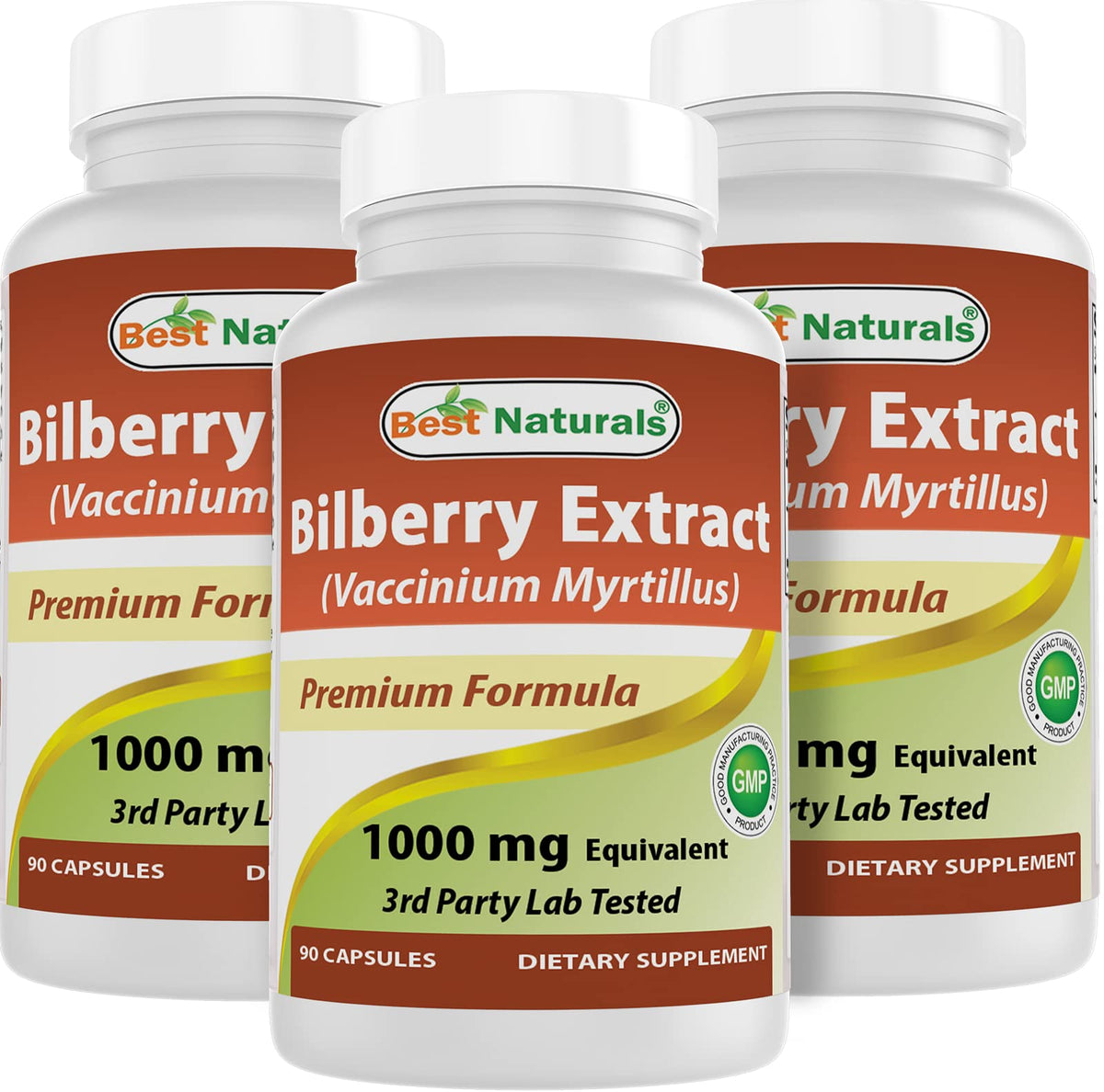Best Naturals Bilberry 1000 mg capsules