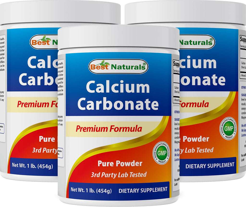 best naturals calcium carbonate powder