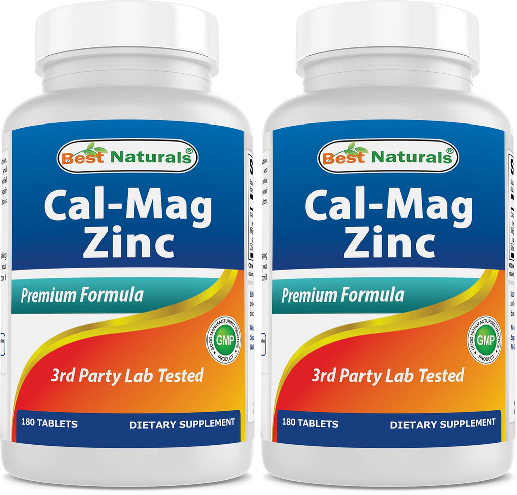 best naturals calcium magnesium zinc tablets