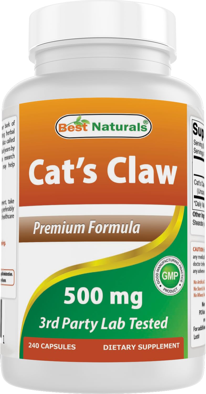 Best Naturals Cat's Claw capsules benefits