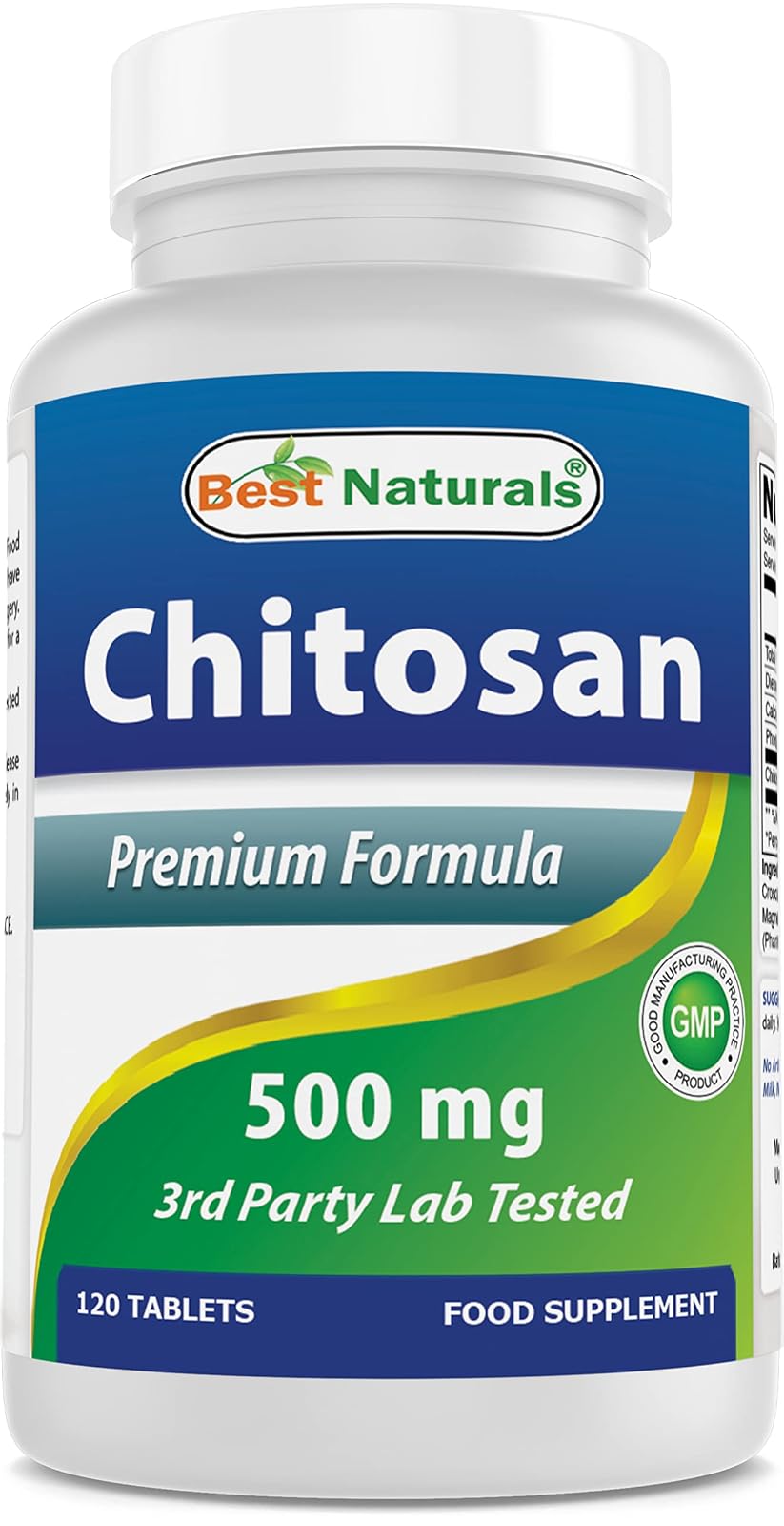 Best Naturals Chitosan dietary fiber supplement