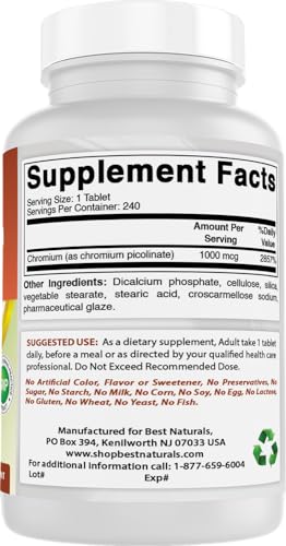 best naturals chromium for heart health